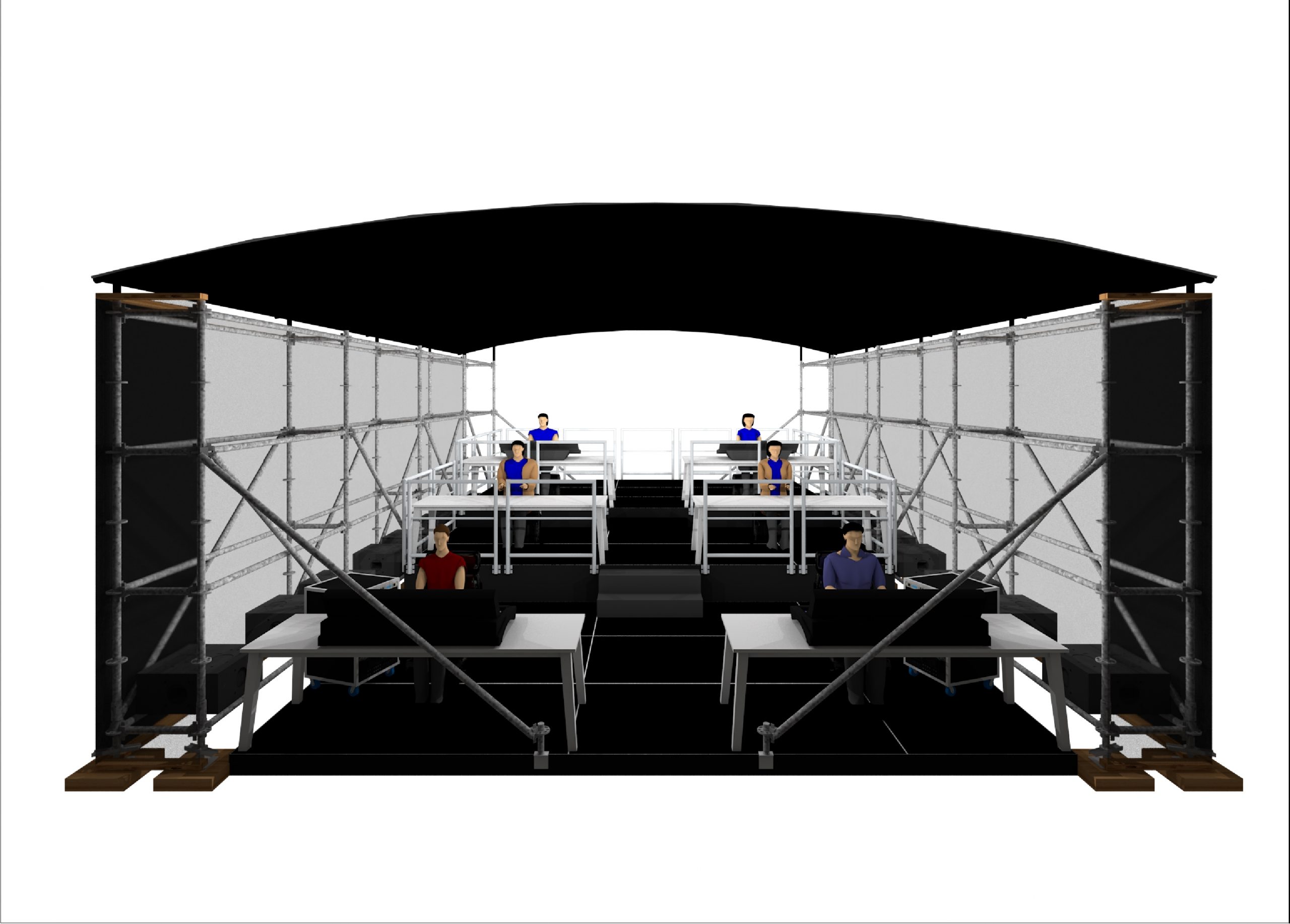 FOH - Front of House - Gallagher Staging & Manufacturing